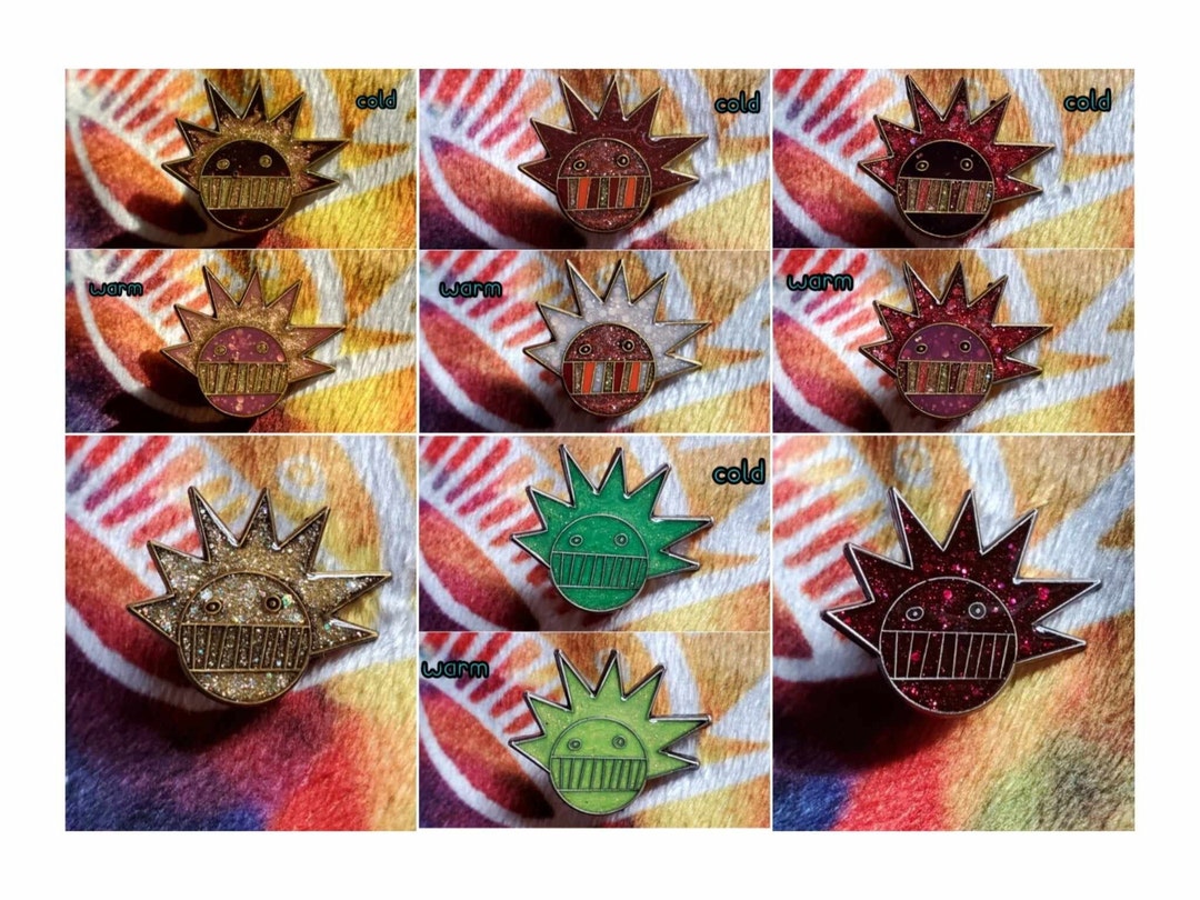 Hand-painted Glitter or Color Changing/blacklight Reactive Ween ...