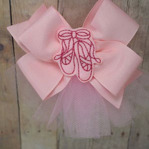 Ballet Bow Ballerina Hairbow Ballet Hair Bow Toddler - Etsy