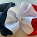 France Flag Hair Bow French Flag Hair Bow Clip - Etsy