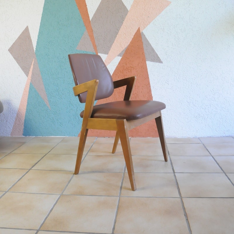 Mid Century Z Chair - Etsy