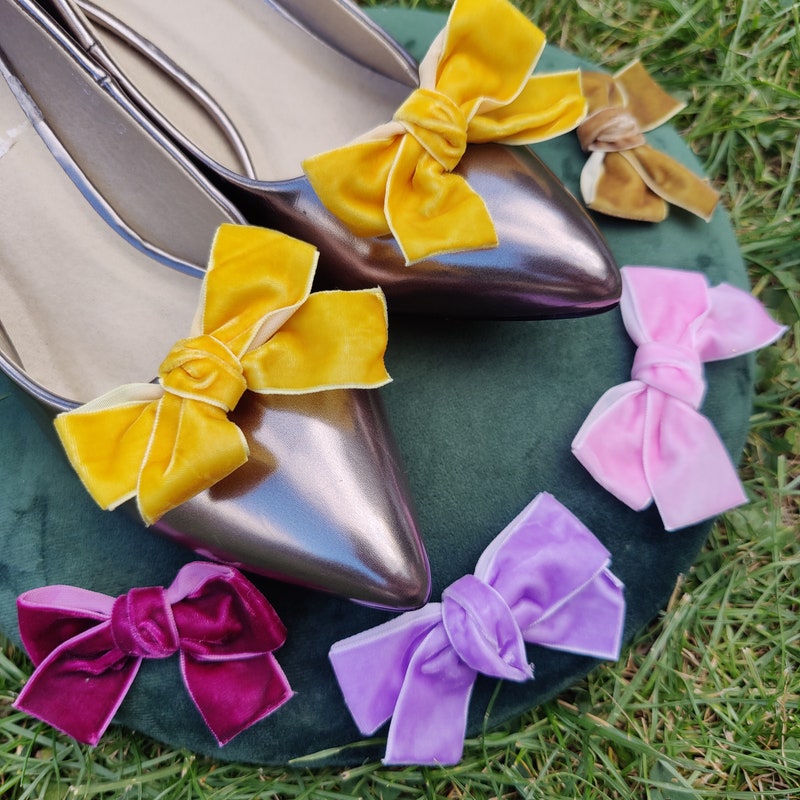 Bow Shoe Clips - Etsy