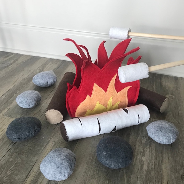 Felt Campfire - Etsy