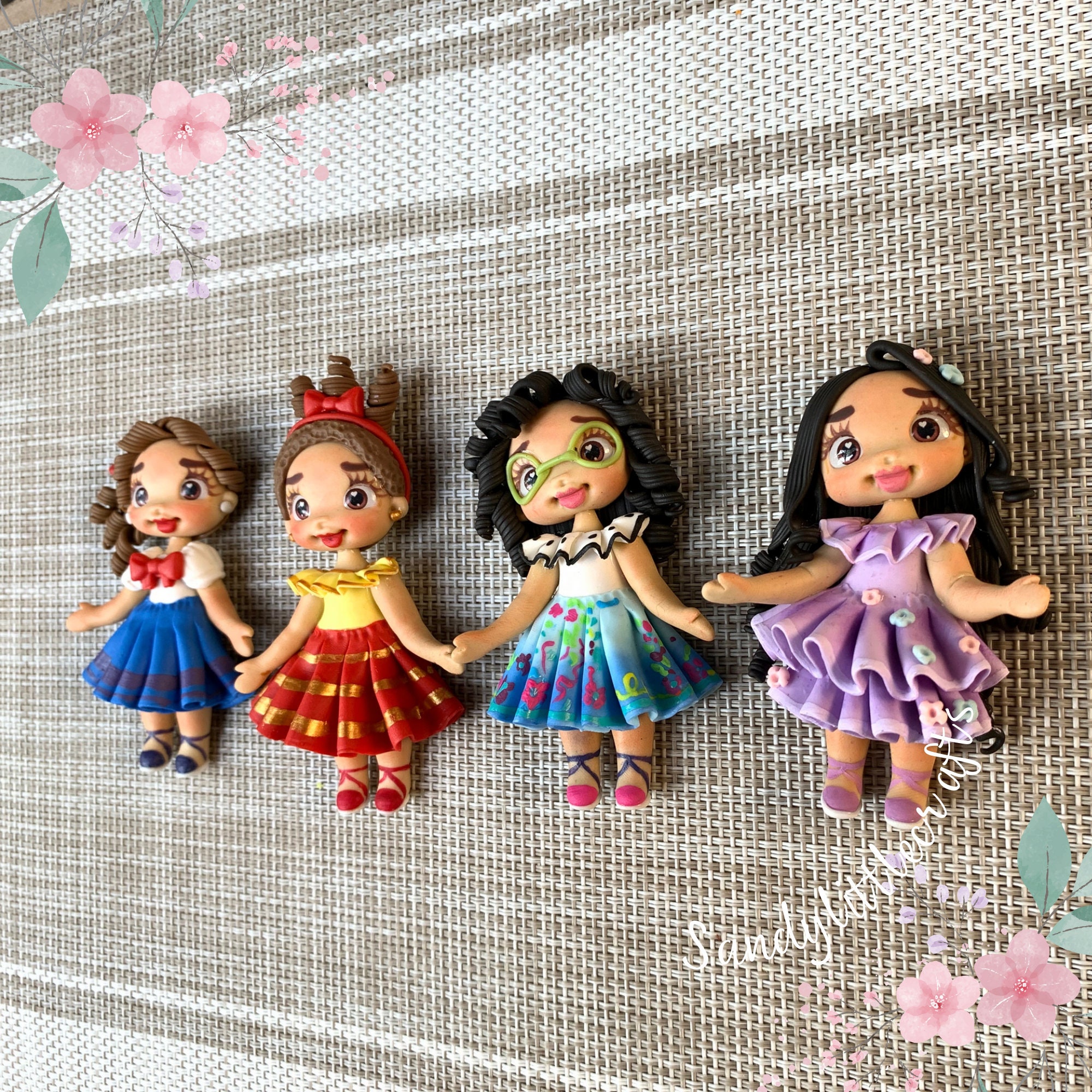 Clay Centers for Bows, Clay Applique, Clay Embellishments, Clay ...