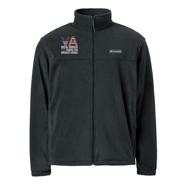 VA Social Worker Embroidery Unisex Columbia Fleece Jacket - Etsy