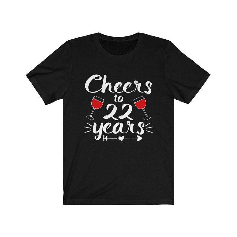 Cheers to 22 Years/ 22th Wedding Anniversary Gift / 22 Years - Etsy