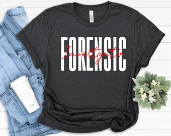Forensic Science Shirt - Etsy