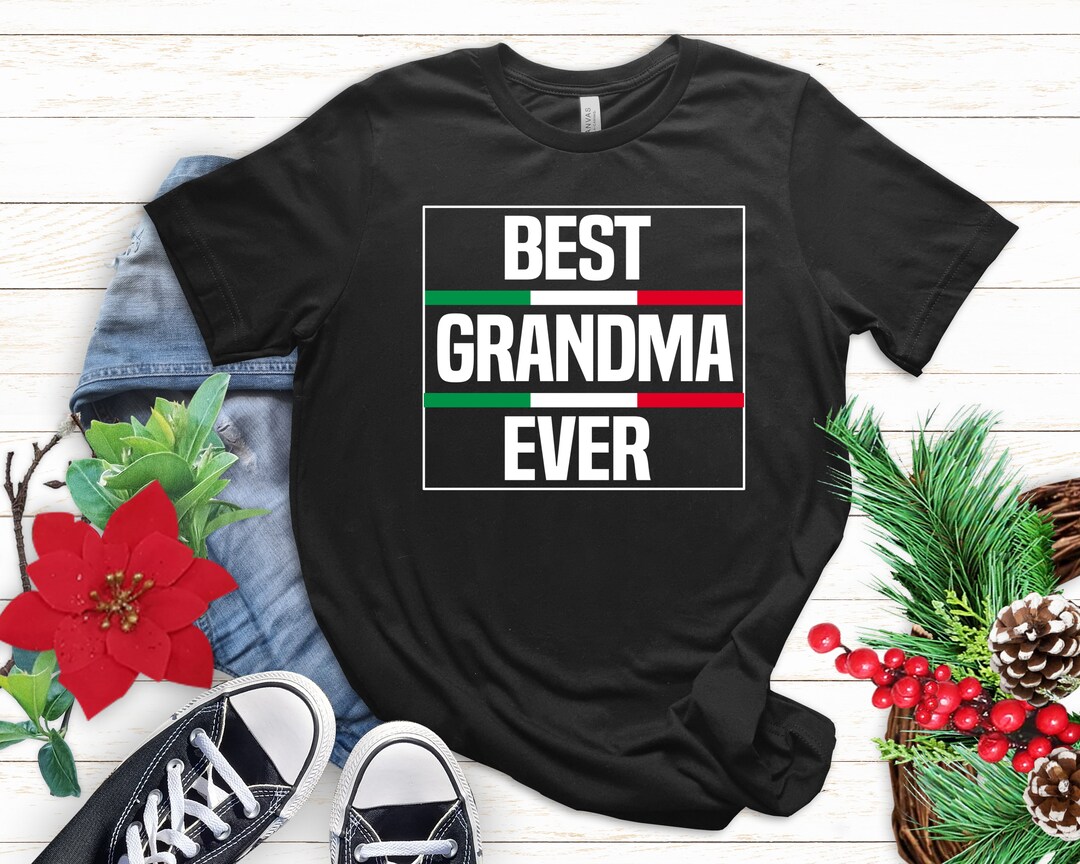 Grandma Ever Italian Flag T-shirt, Mother's Day Gift - Etsy