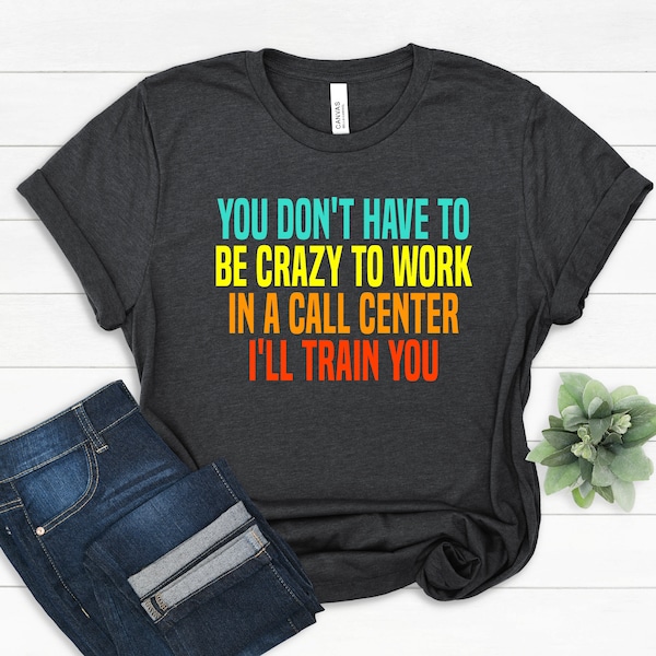 Call Center T Shirt - Etsy