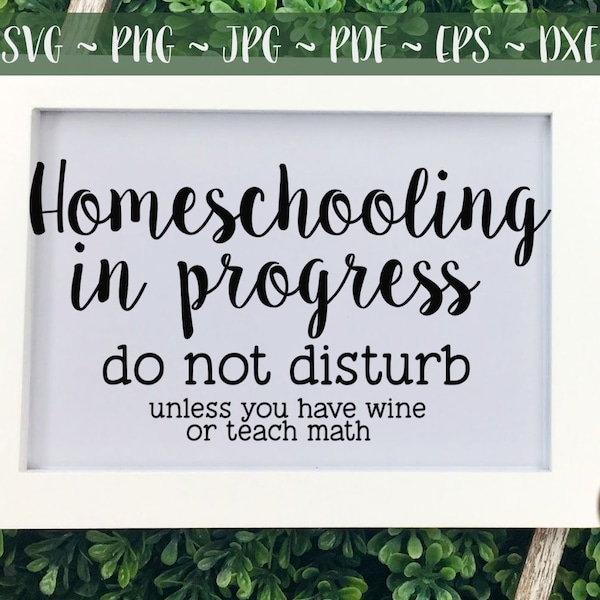 Homeschool Do Not Disturb Sign - Etsy