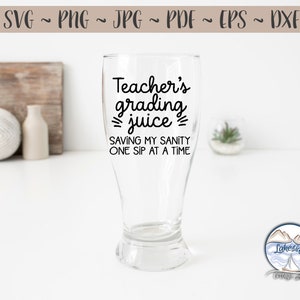 Teacher's Grading Juice Simple Design for Parents - Etsy
