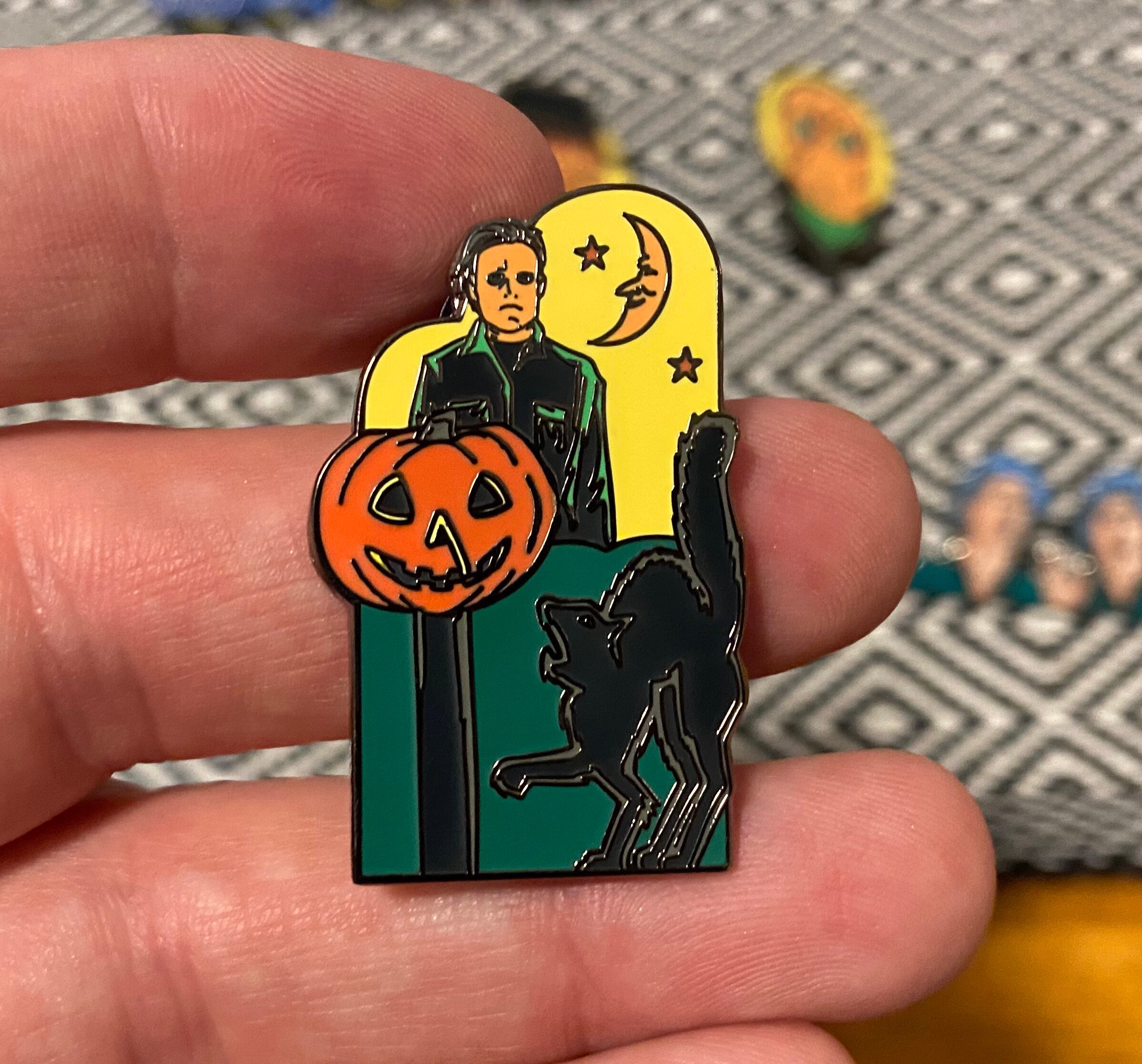 Vintage Halloween Decoration Homage Pin Set | Etsy