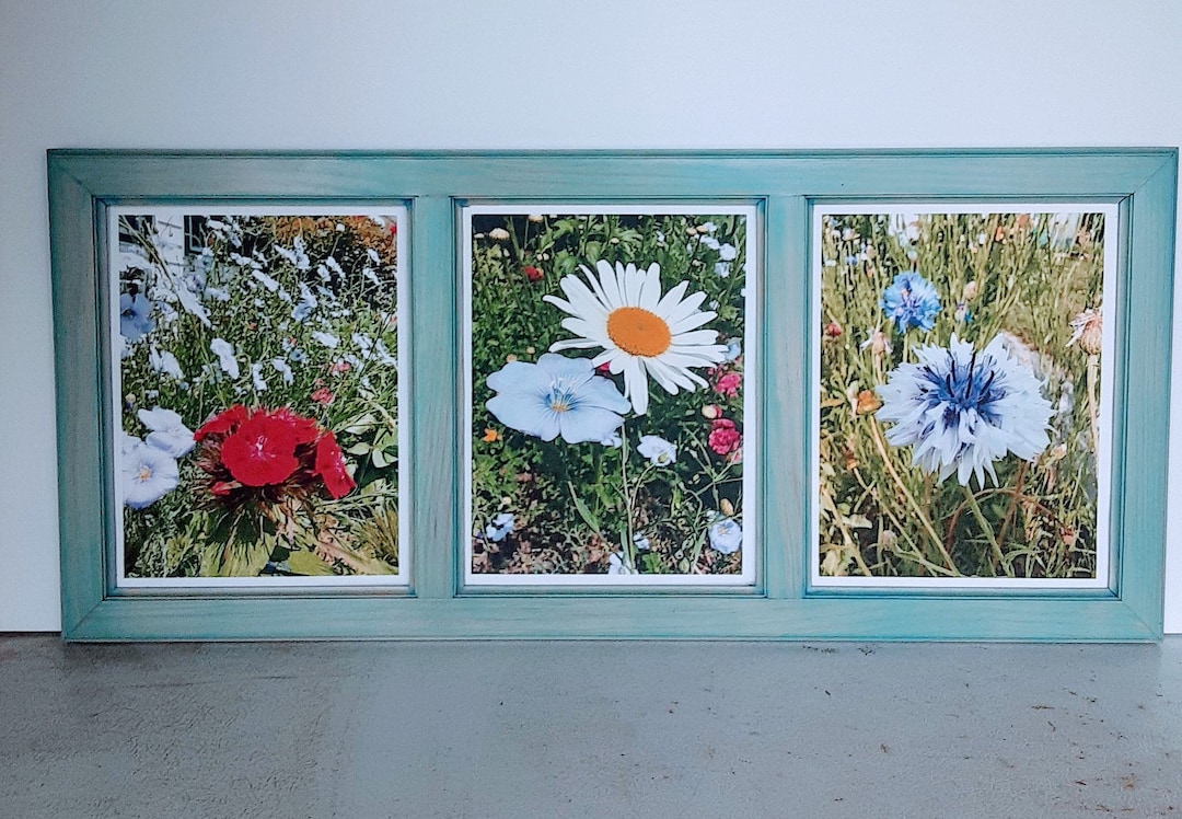 8 X 10 Triple Window Picture Frame - Etsy