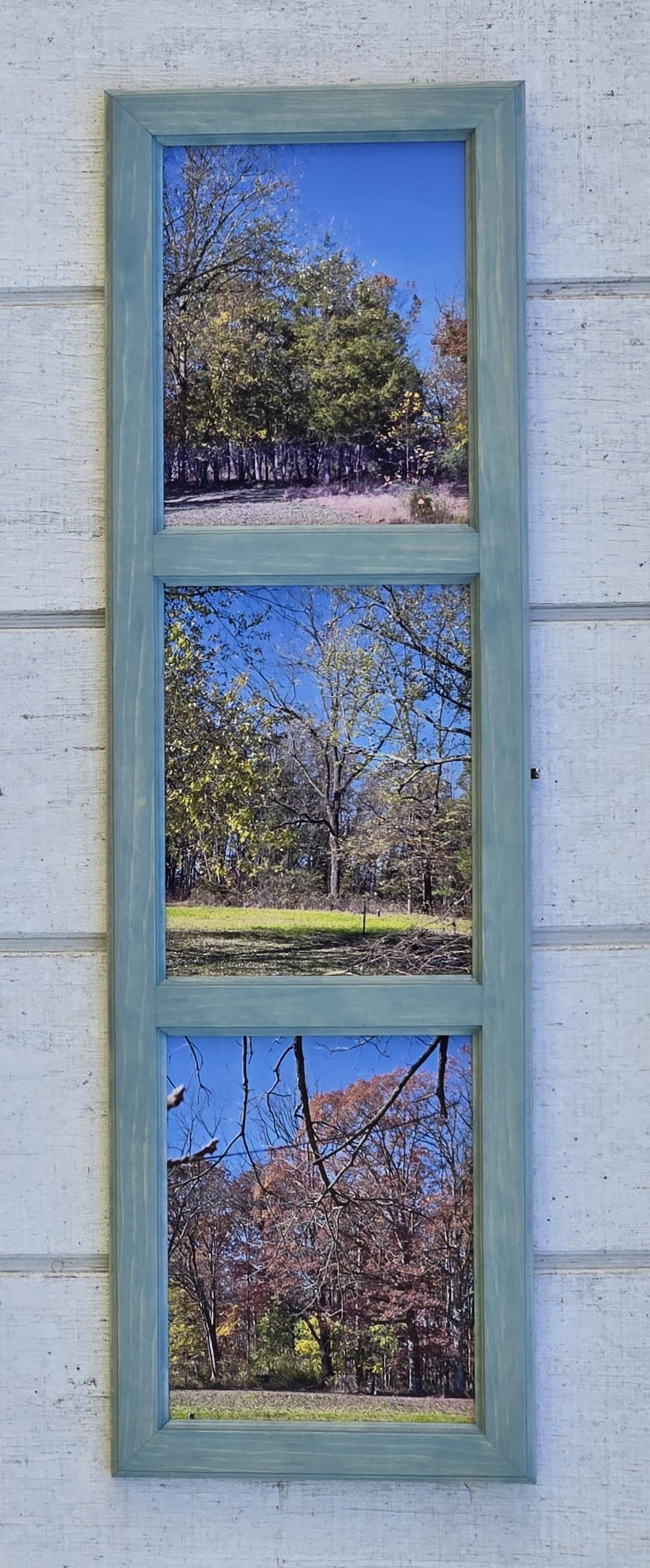 Vertical 8 X 10 Triple Window Picture Frame - Etsy