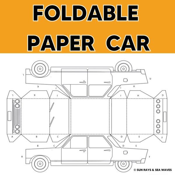 Paper Cut Car - Etsy