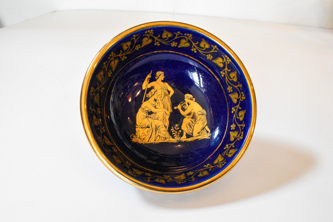 Nassos Rodos Hand-painted Greek Bowl - Etsy