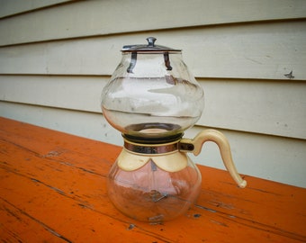 Vintage 1940's Pyrex Silex Double Bubble Vacuum Coffee Pot Percolator ...