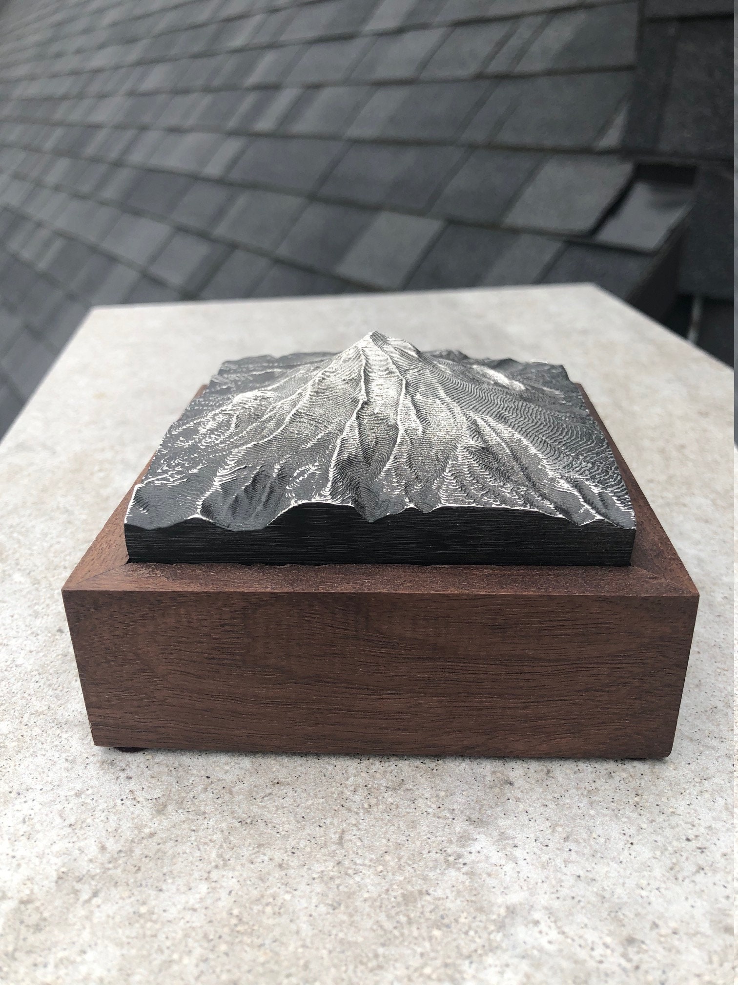 Mt. Rainier Box in Metal - Etsy