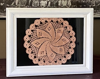 Framed Doily - Etsy