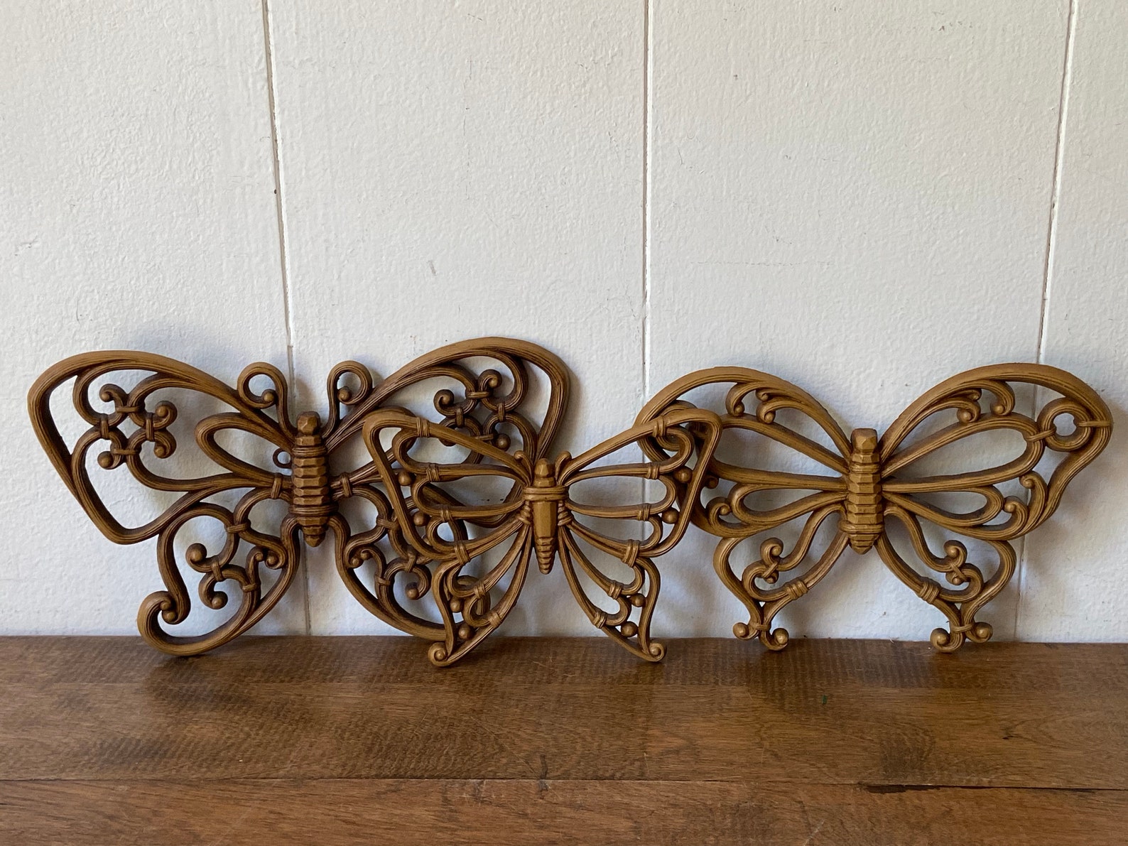 1978/vintage Syroco Butterflies/ Syroco Inc./set of 3/made in - Etsy