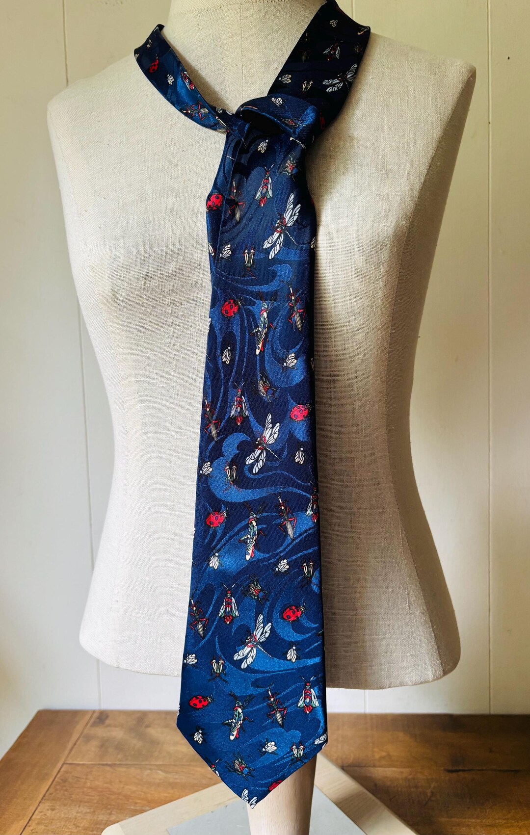 Vintage Naboth Necktie/ Unisex/insect Tie/korea - Etsy