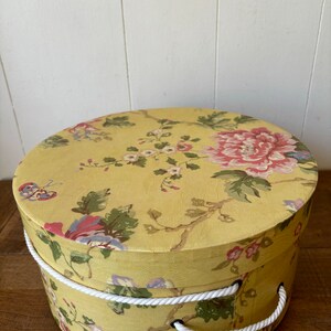 Yellow Floral Hatboxes/ Set of 3/ 2001/ Once Upon A Rose/ Raymond ...