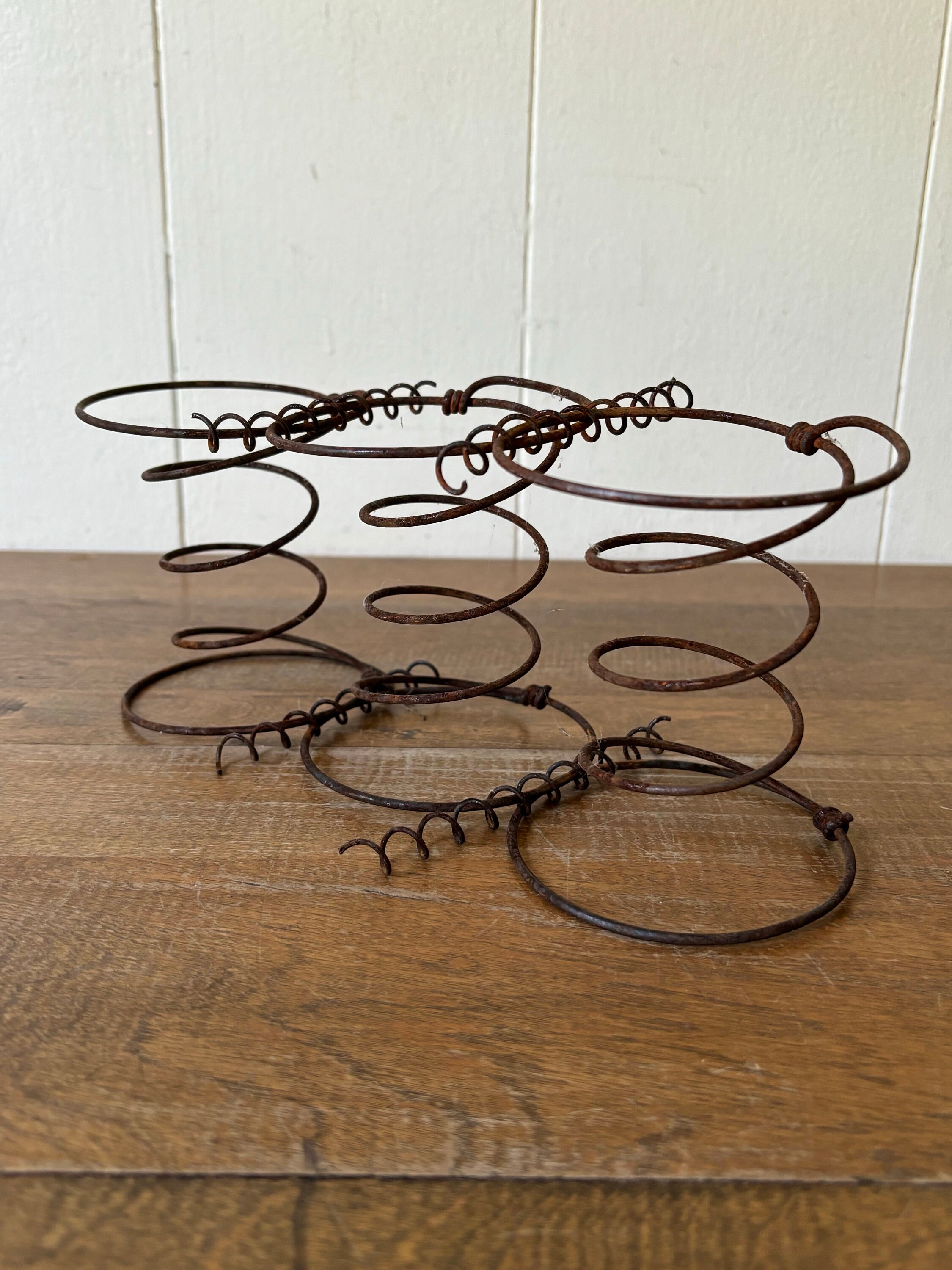 Rusty Connected Wire Springs/metal Salvage/set of 3/ Vintage Mattress ...