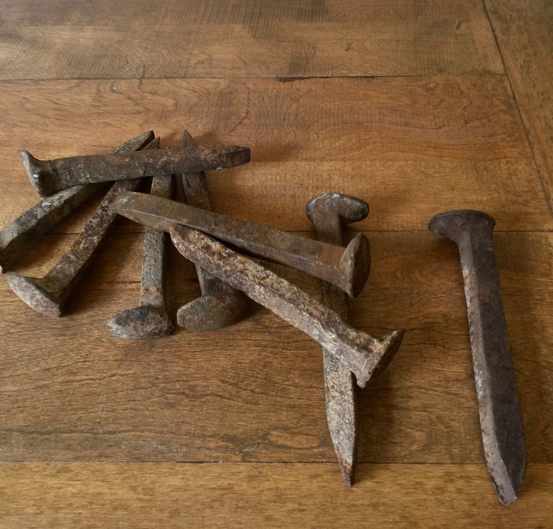 Antique/vintage Railroad Spikes Blacksmith Rr/train Track | Etsy