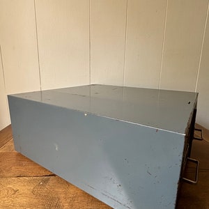 Vintage Lit-ning Metal 2-drawer File Cabinet: Industrial Office Salvage ...