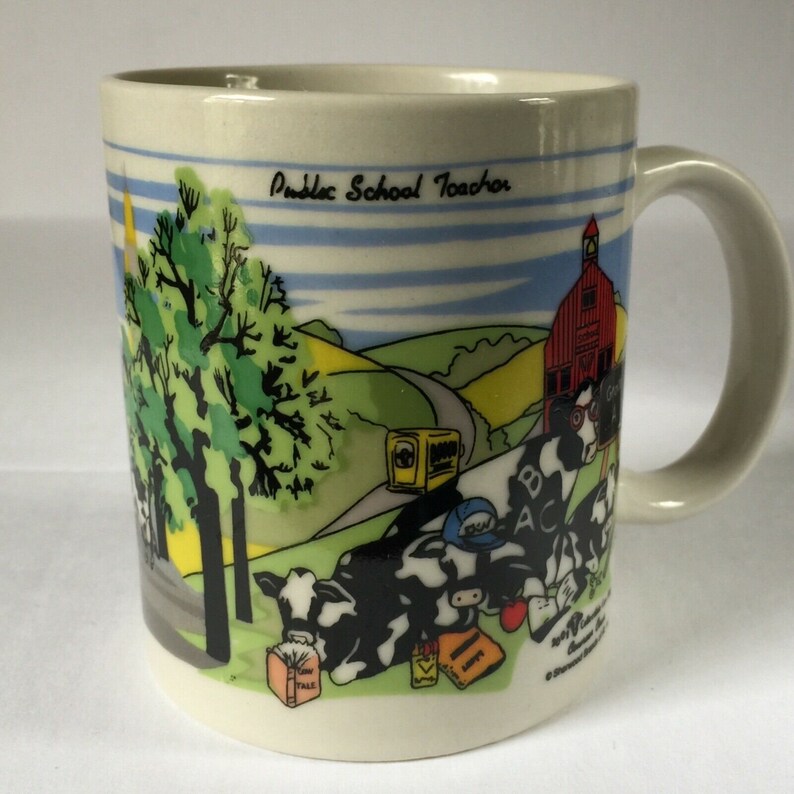 2001/ COWREER Cows Mug/ Certified Public Accountant Mug / - Etsy