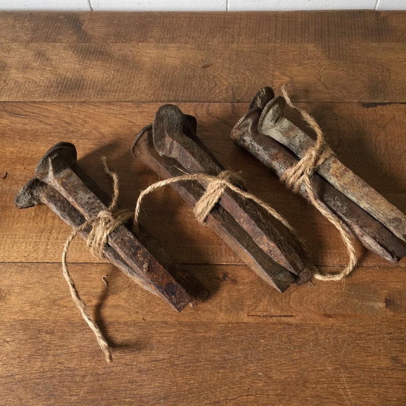 Antique/vintage Railroad Spikes Blacksmith Rr/train Track - Etsy