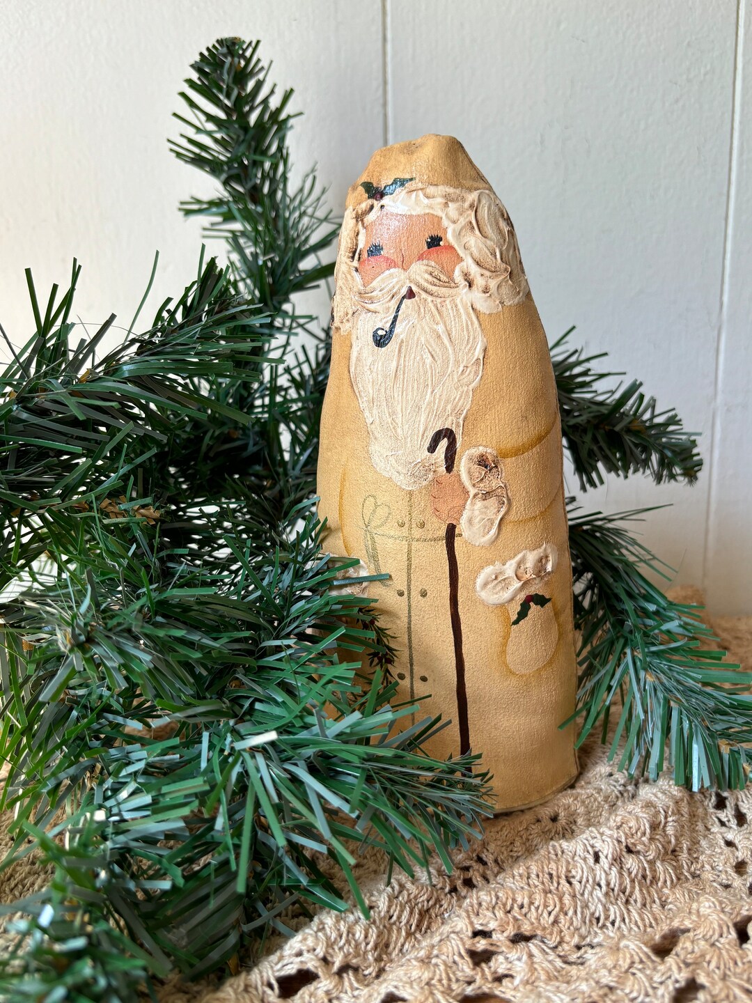 Old World Santa/ Artist Lynn Rider / Handmade/ Hand Painted / 1992 - Etsy
