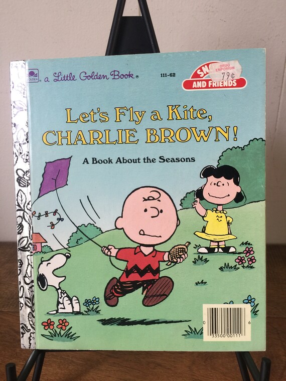 1987/a LITTLE GOLDEN BOOK/ lets Fly a Kite Charlie Brown/ A - Etsy