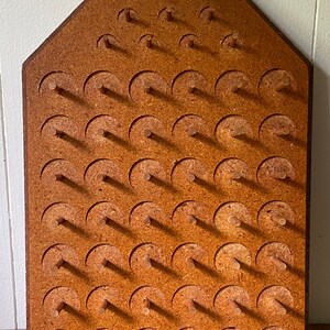 Vintage Thread Holder/ Wall Mount Peg Board/ 51 Pegs/sewing Room Decor ...