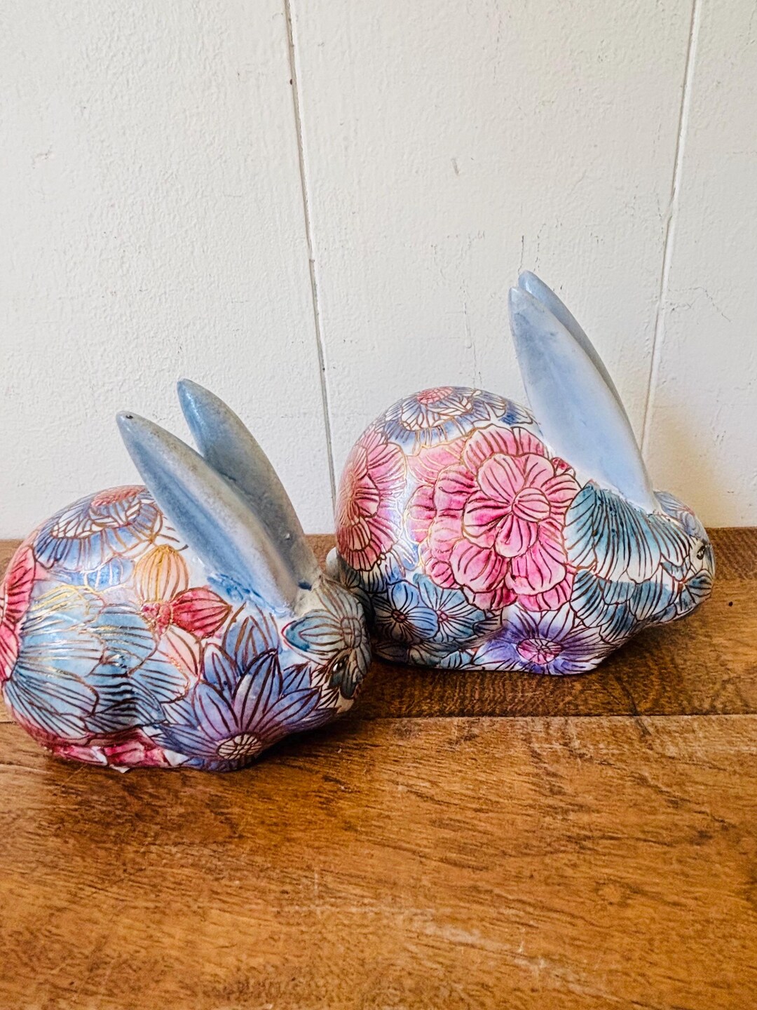 Ethan Allen Home Collection/ Rabbits/ Bunnies/ Set of 2 - Etsy