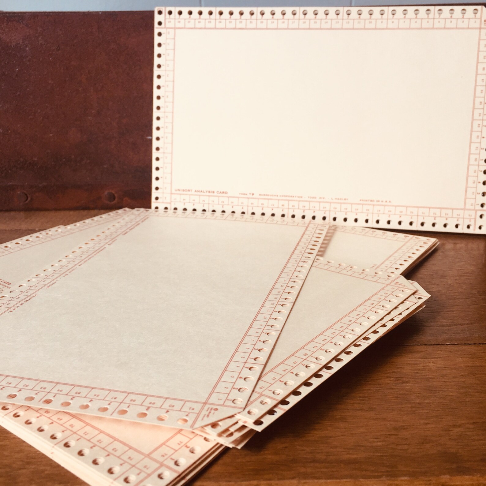 Blank Vintage Business Forms/ Office Forms/analysis - Etsy