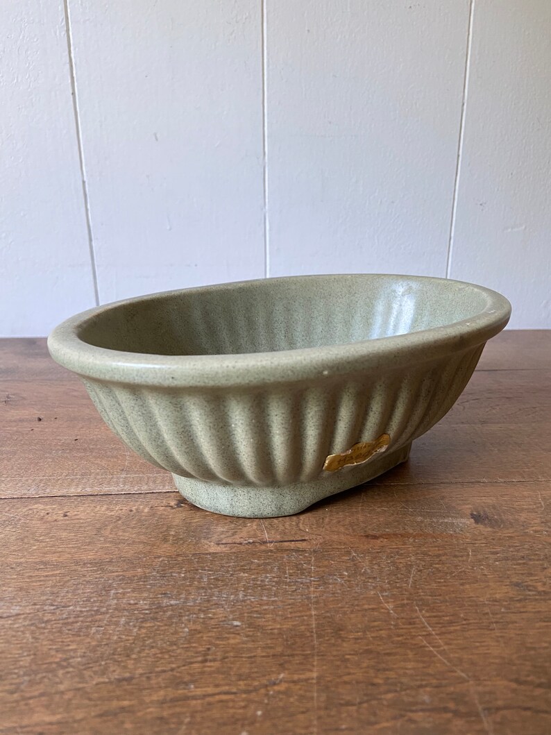 1960s/vintage Haeger Pottery Planter /number 3938/ Moss Green - Etsy India
