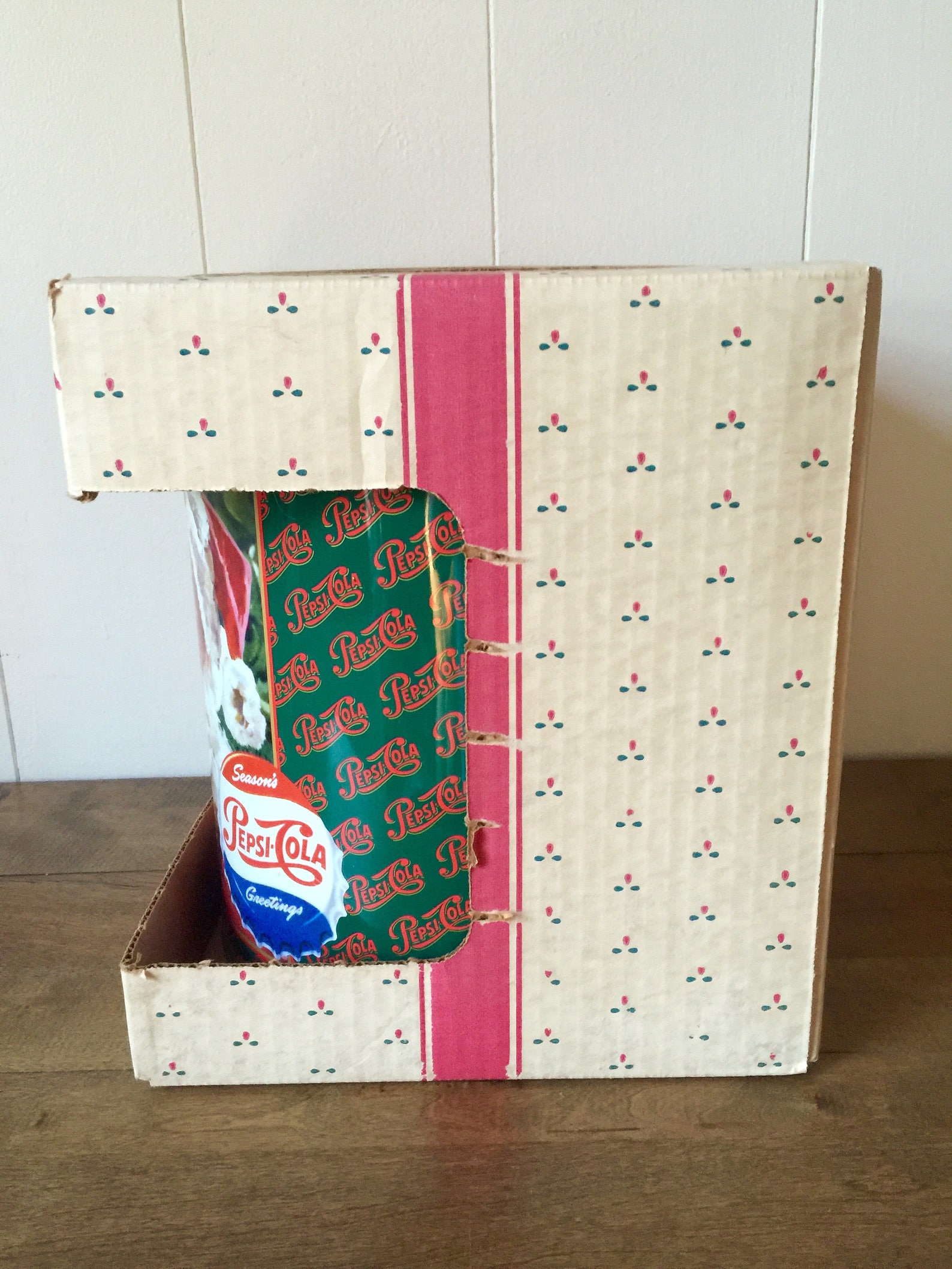 Pepsi Cola Tin/vintage Popcorn Tin/christmas Tin/decorative | Etsy