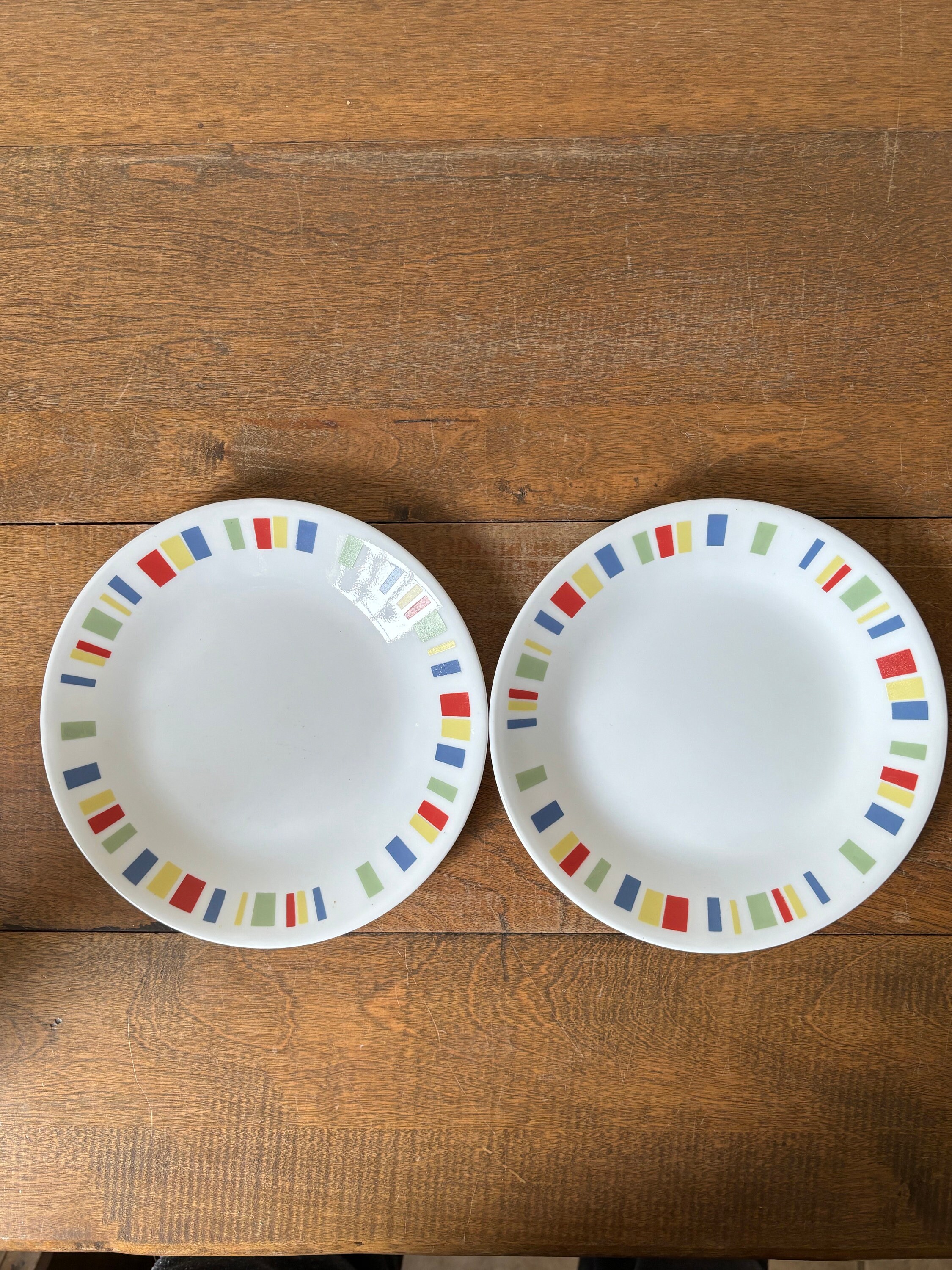 Corelle / “memphis”/ Bread and Butter Plates/ Set of 2/ Replacements - Etsy
