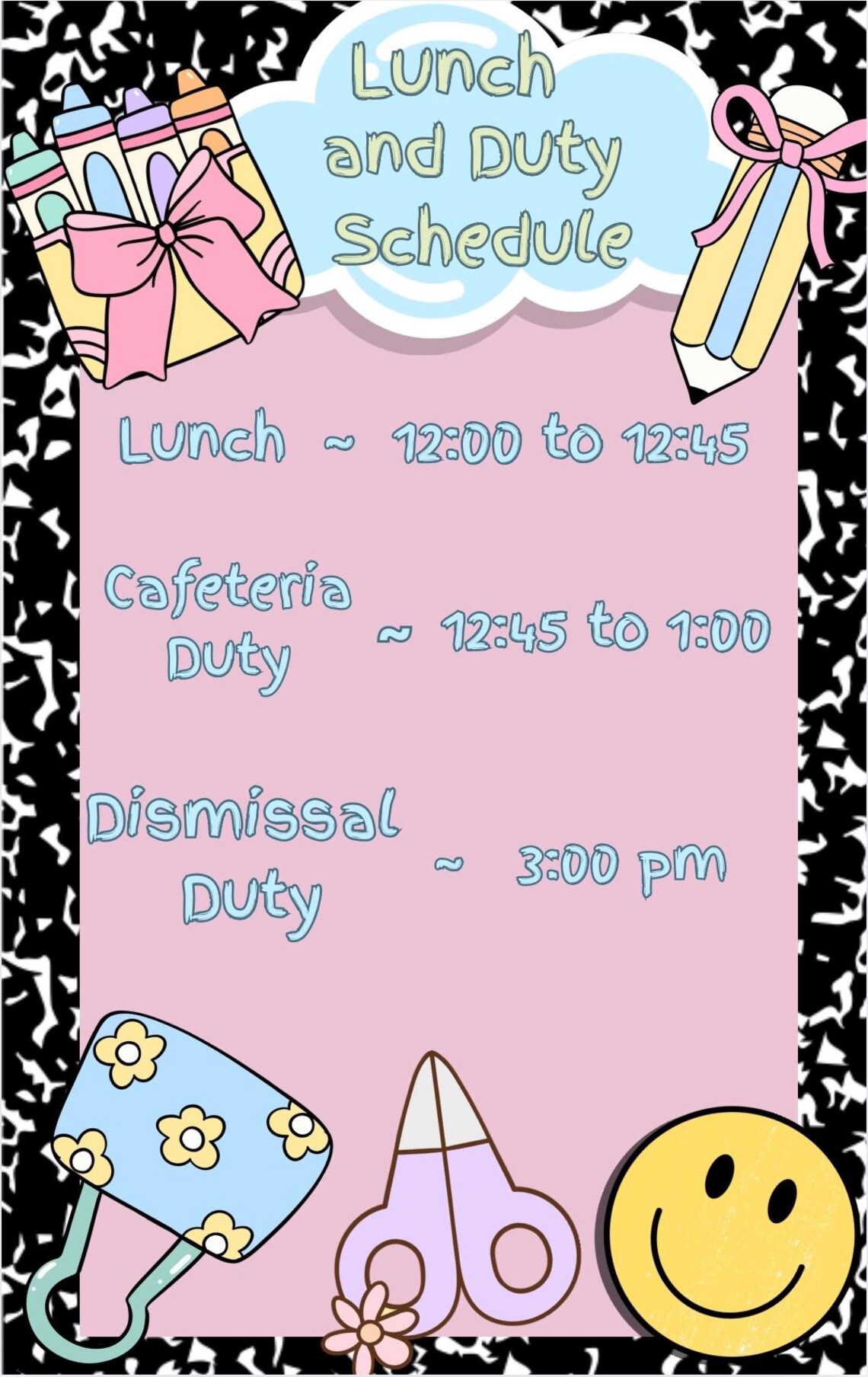 Teacher Lanyard Schedule Cards: Editable Printable ID (pdf/canva ...