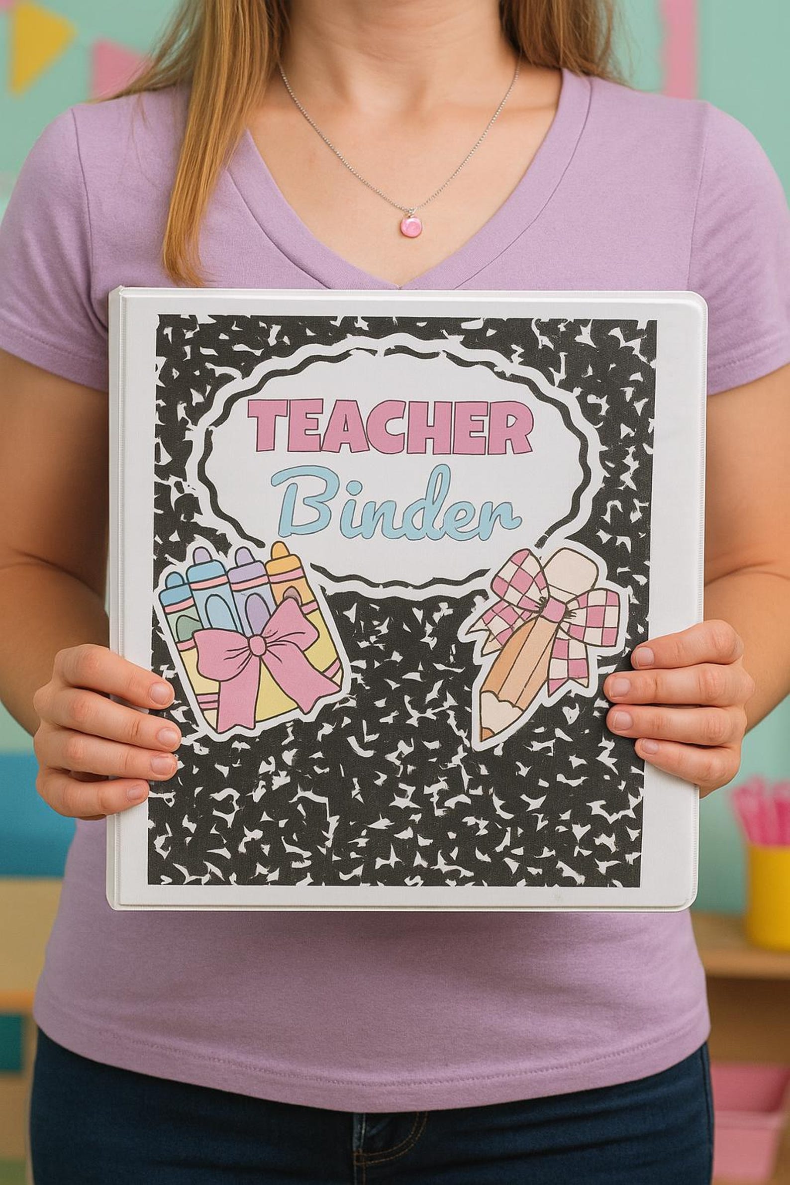 Cute Teacher Binder Covers & Spine Inserts Bundle | Printable Binder ...