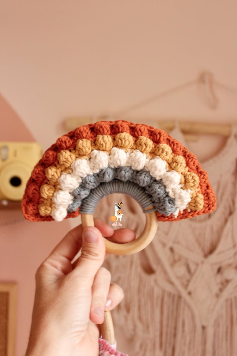 PDF Only Rainbow Rattle 2x1 boho and Candy Crochet Pattern - Etsy