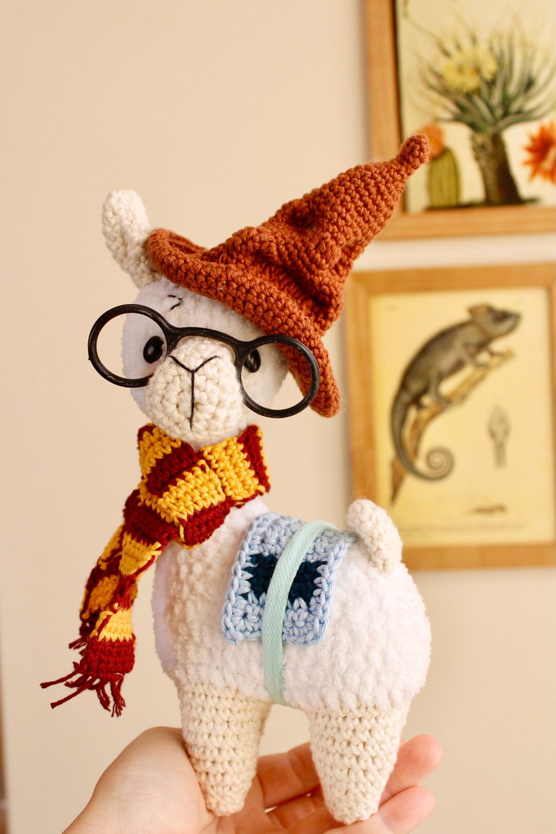 Versión Hipster Llama Harry Potter (muñeca Terminada) - Etsy