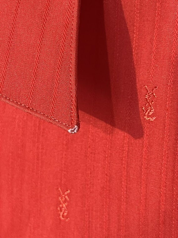 Yves Saint Laurent YSL Red Logo Monogram Long Sleeve … - Gem