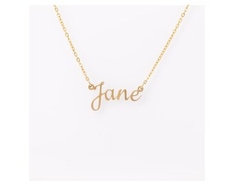 Personalized Gift Jewelry Custom Word Pendant Name Necklace - Etsy