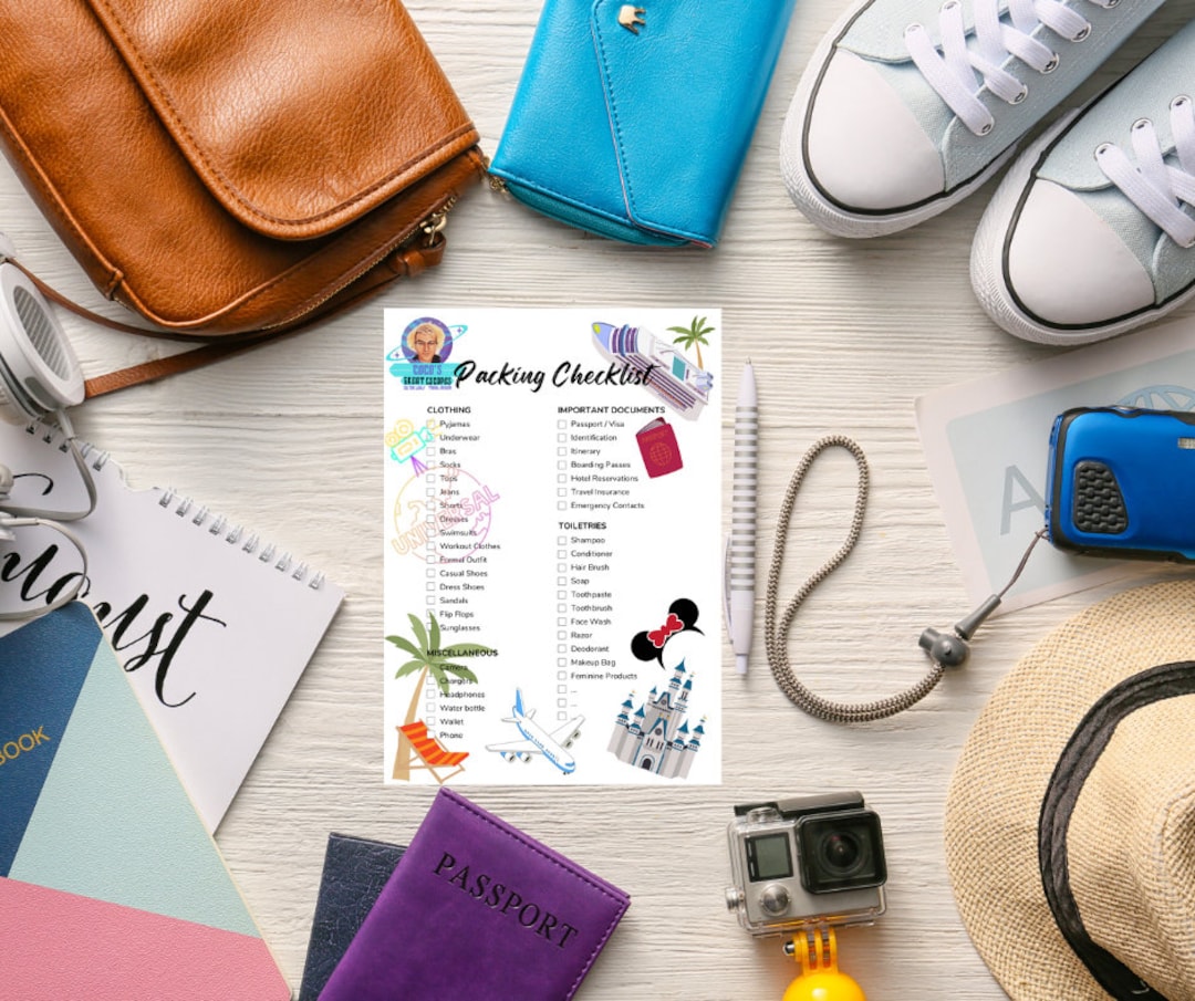 Coco's Great Escapes Travel Packing List - Etsy