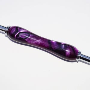 Seam Ripper, Acrylic Seam Ripper, Dark Purple Swirl, Hand Turned, Self ...