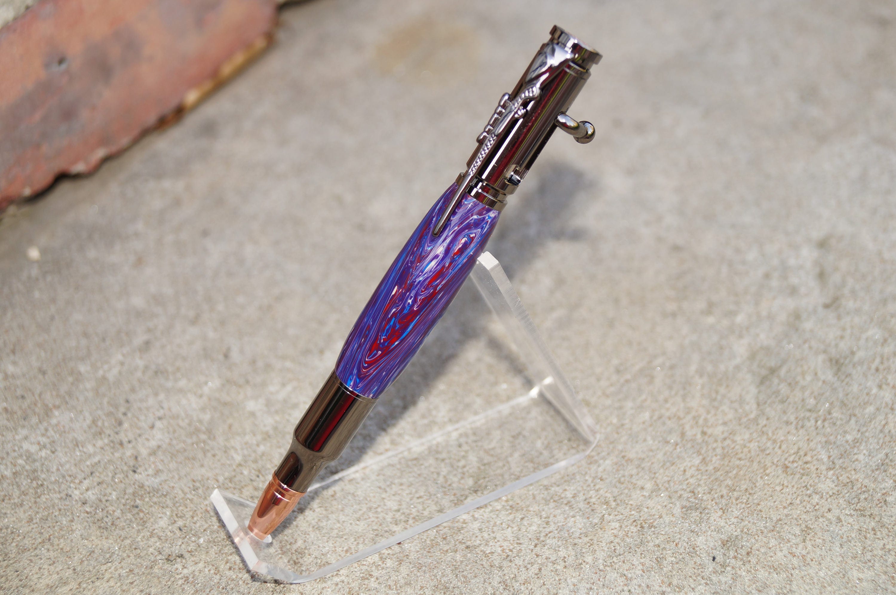 30 Caliber Bolt Action Pen Gun Metal Bullet Unique Pen | Etsy