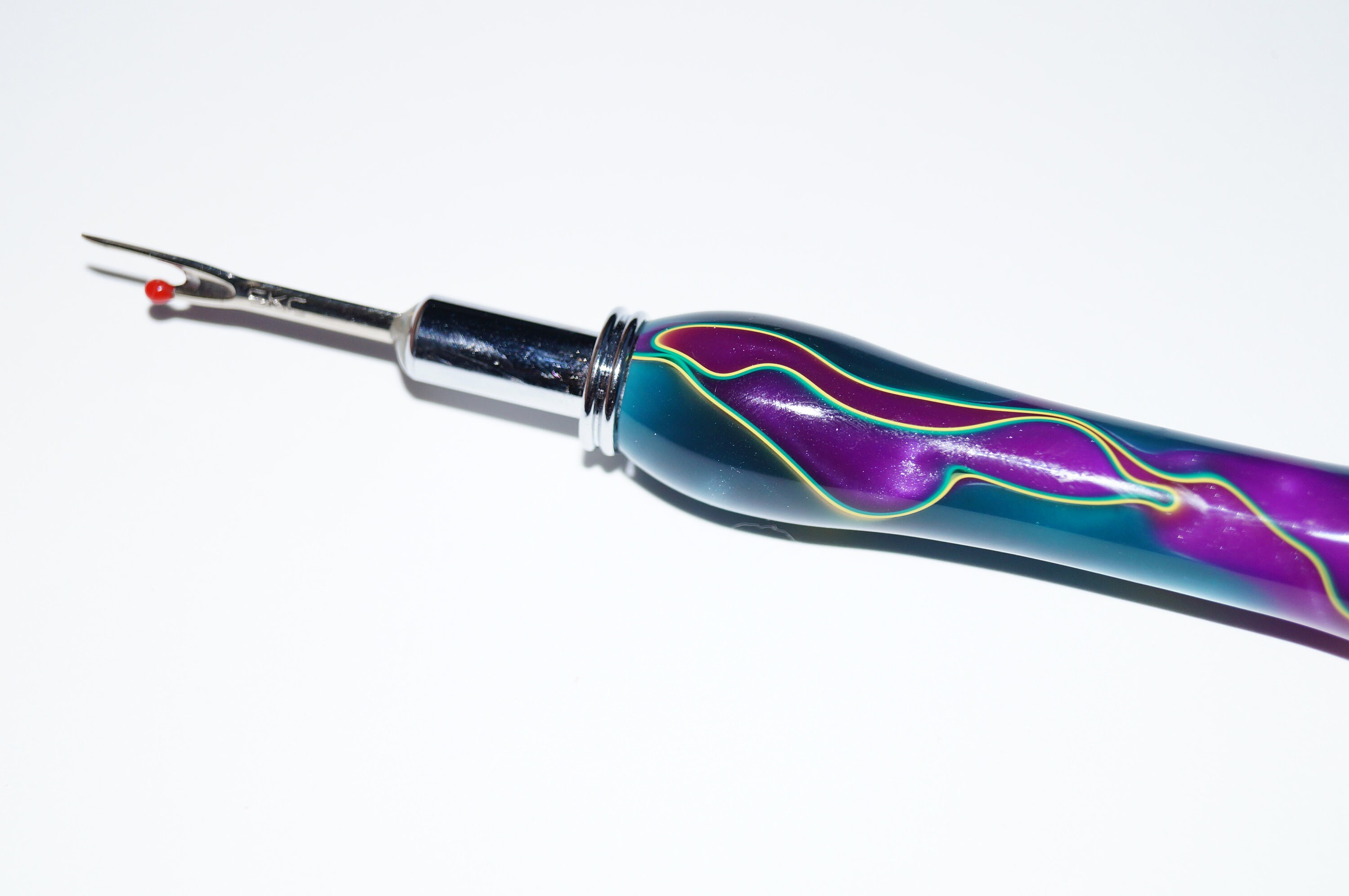 Seam Ripper Acrylic Seam Ripper Tropical Wave Handturned | Etsy