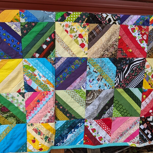 Primary Color Quilt - Etsy