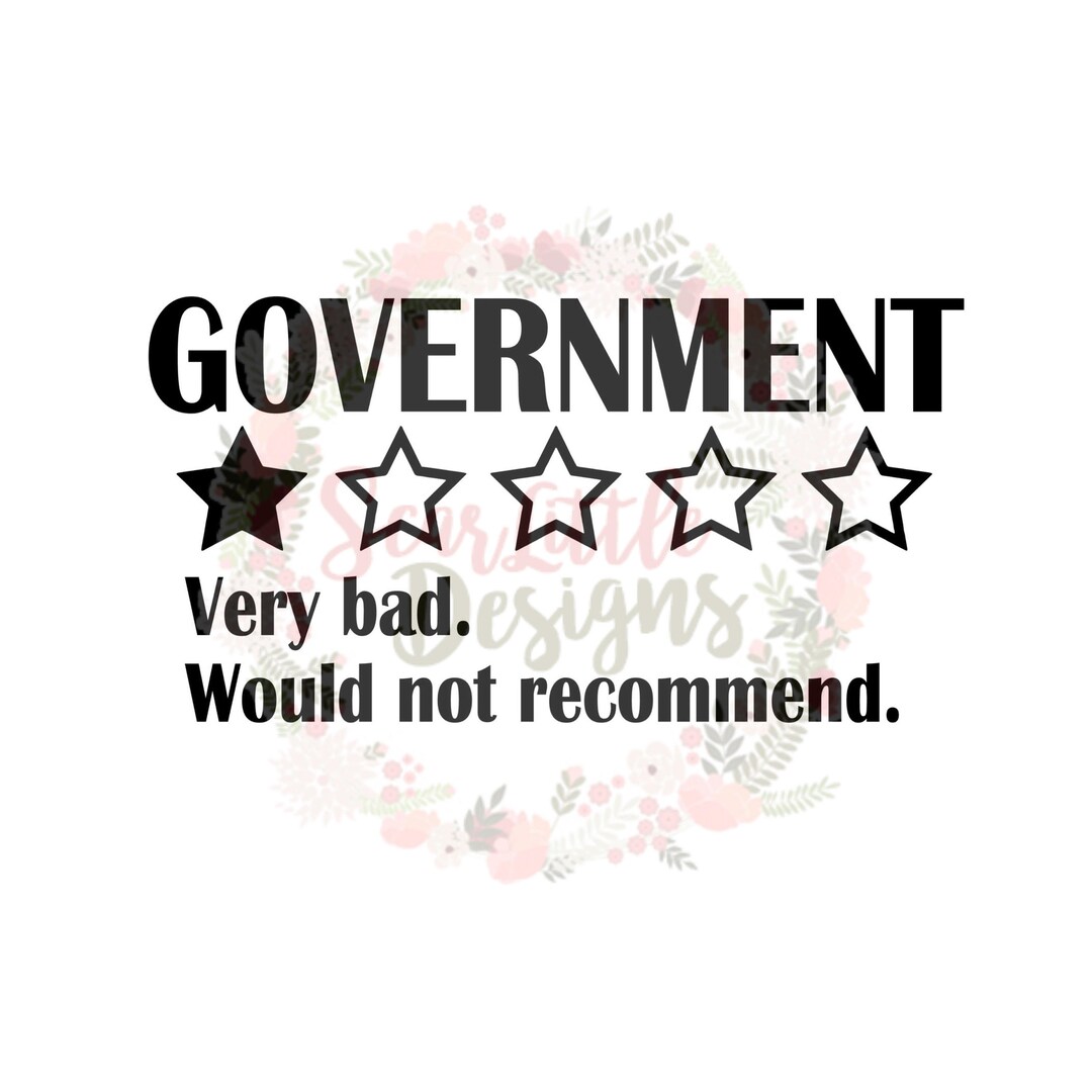 Government/rating/very Bad/stars/do Not Recommend/rights/conservative ...